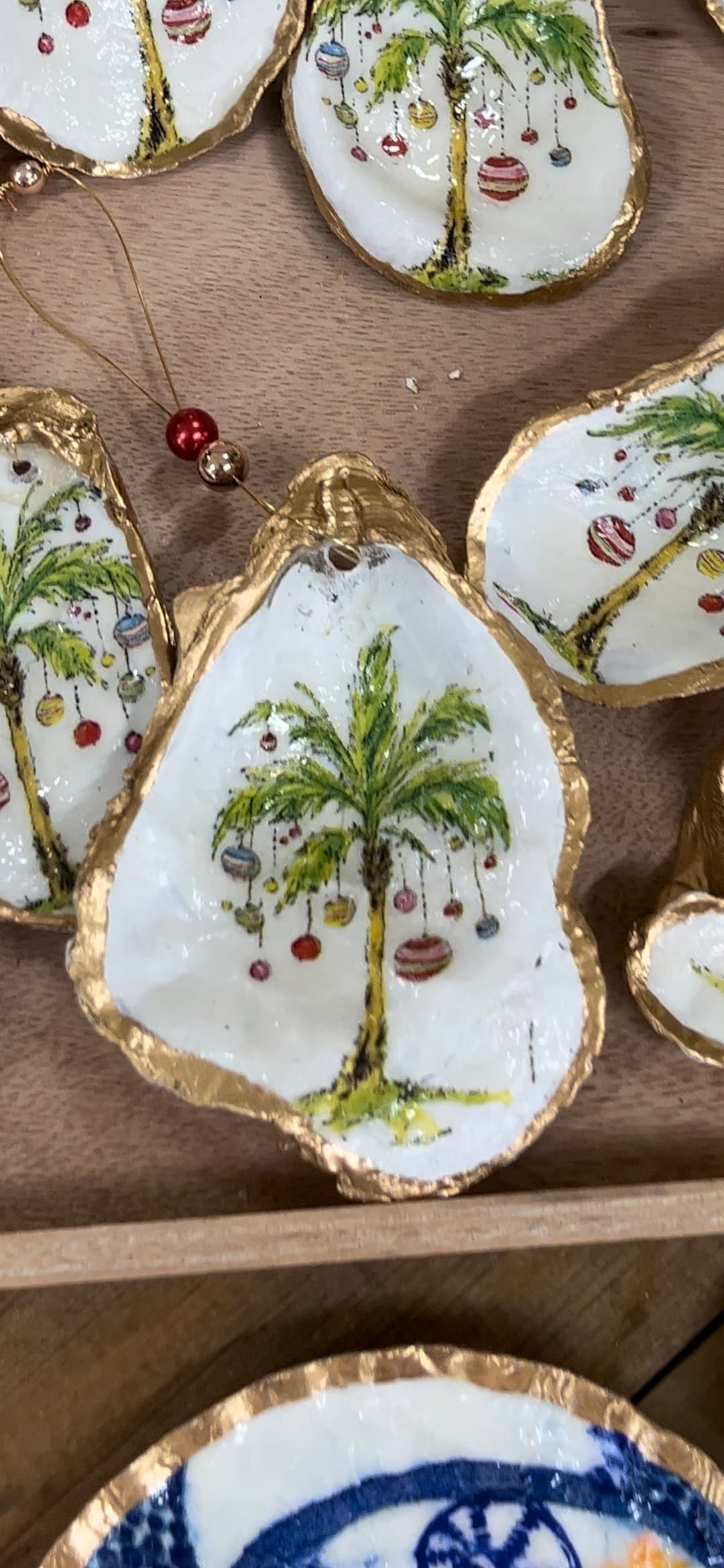 Palm Tree Christmas Ornament Set BULK DISCOUNT. Florida Christmas ...