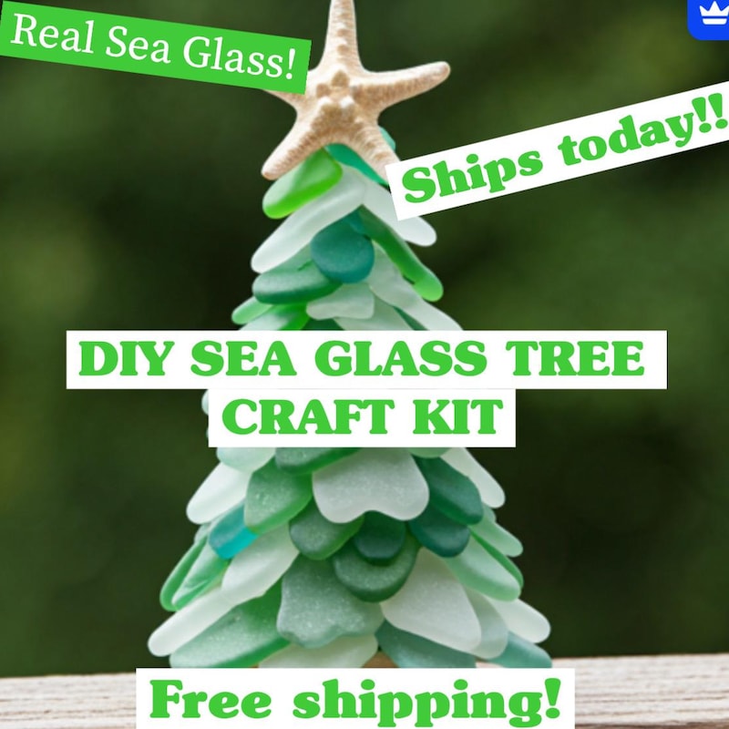 Diy Seaglass Art Kits - Etsy