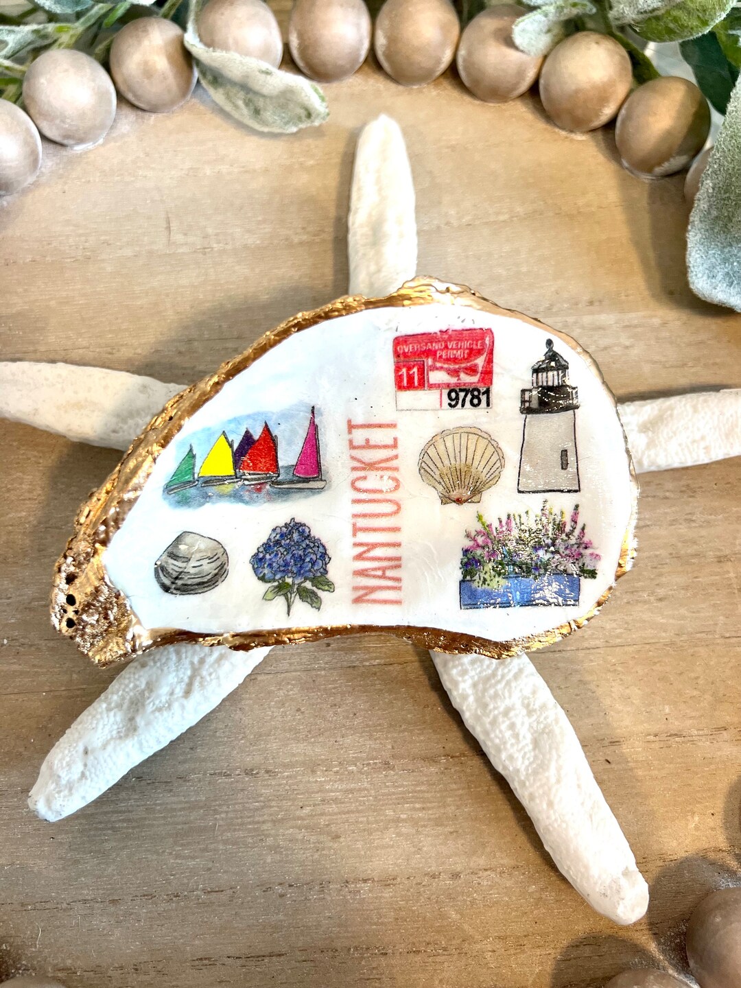 Nantucket Party Favor Idea Shell Dish. Nantucket Beach Party Shell Dish ...