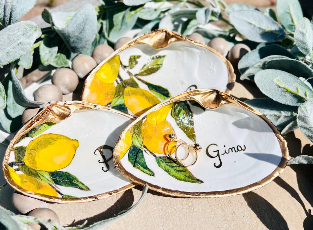 Bridesmaid Gift Shell Dish. Bridesmaid Basket Idea Handmade. Bridesmaid ...