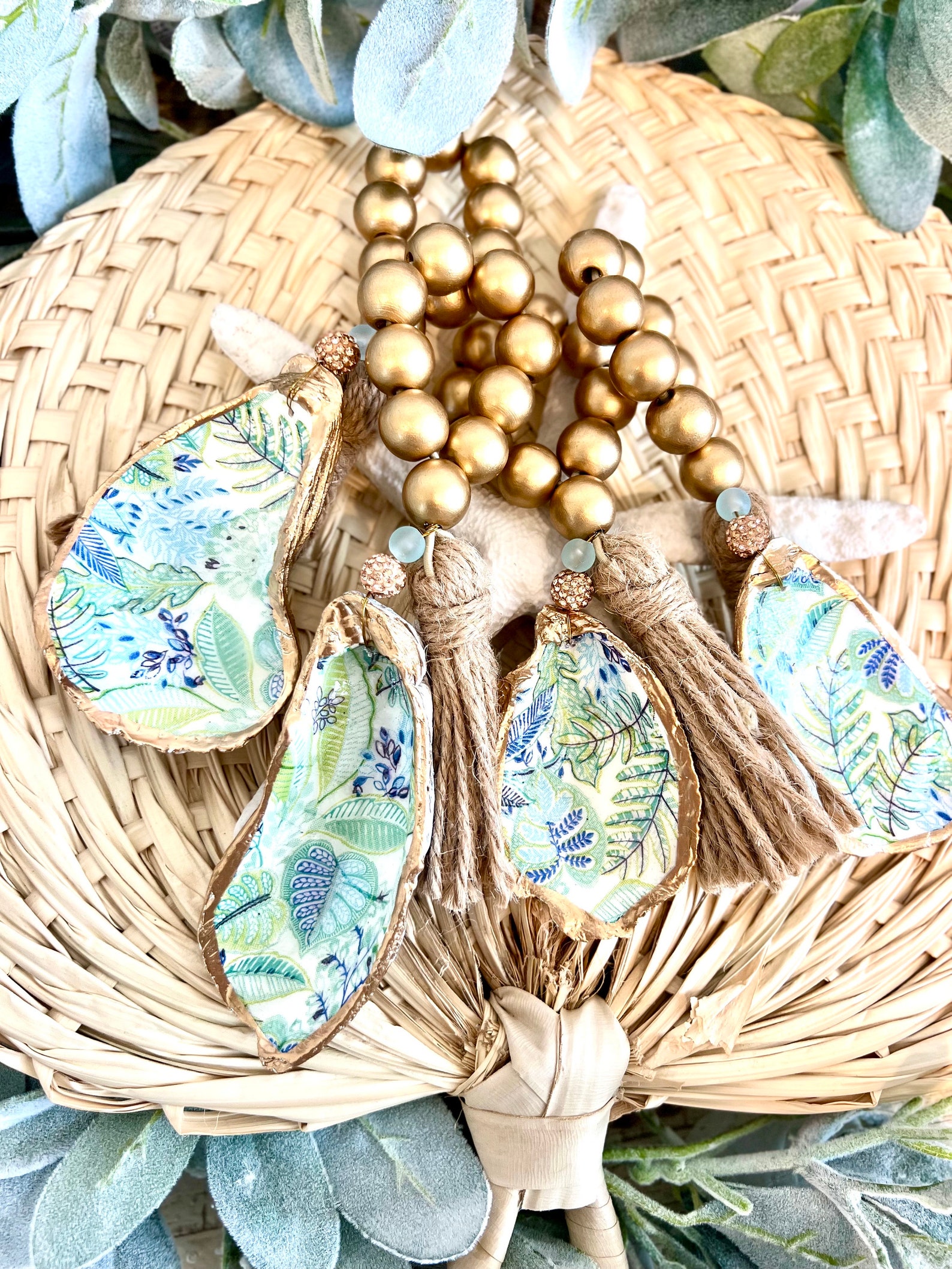 Palm Beach Event Favor and Decor Set Coastal Ring Dish Favor & Shell ...