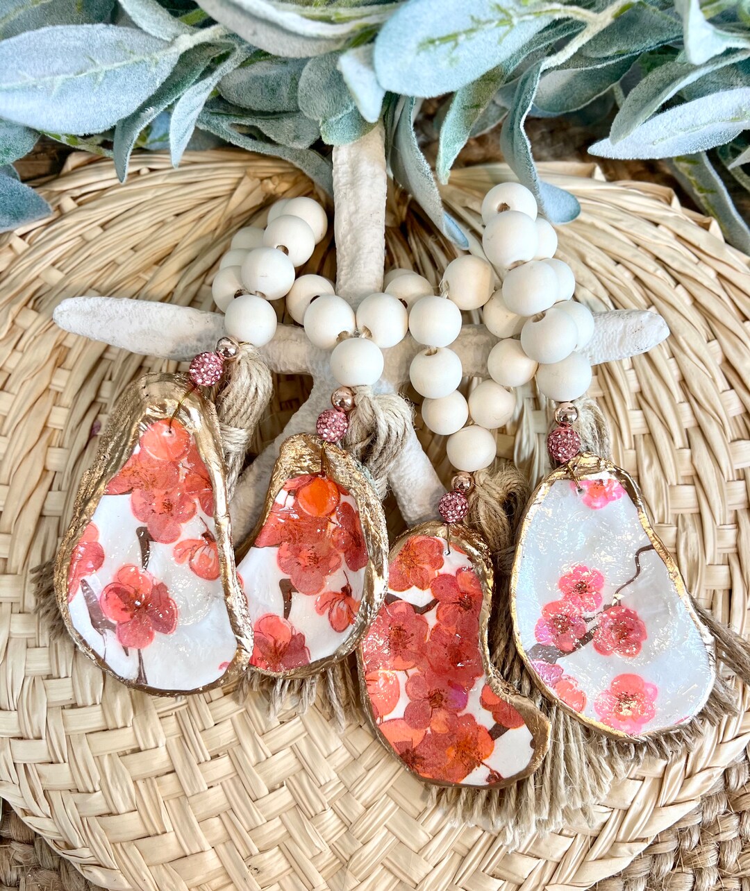 Palm Beach Table Decor Shell Napkin Ring. Palm Beach Wedding Table ...