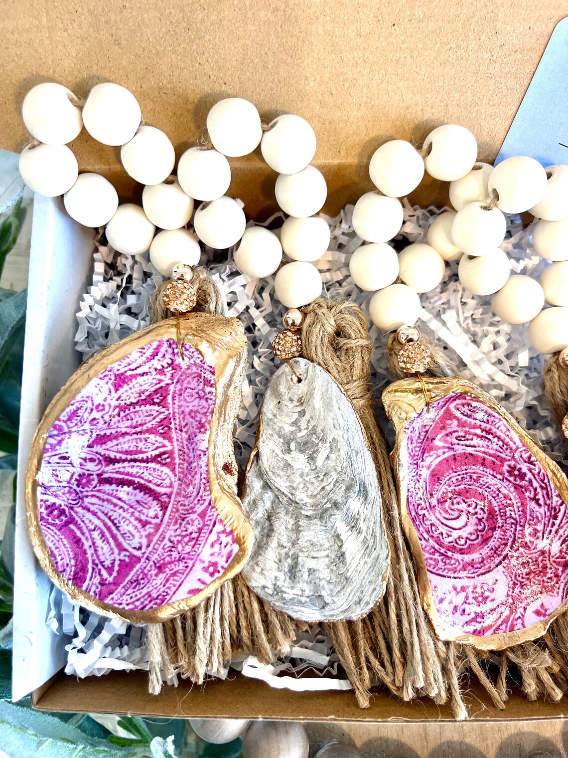Palm Beach Table Decor Shell Napkin Ring. Palm Beach Wedding Table ...