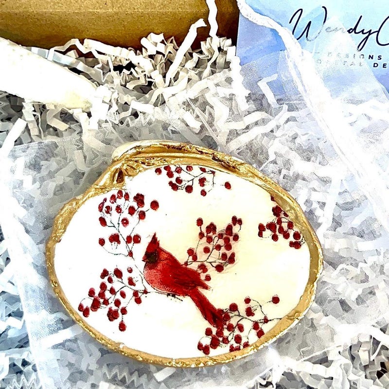 Red Cardinal Beach Glass - Etsy