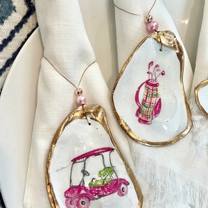 Lady Golfer Gift Idea Womens Golfer. Womens Golf Napkin Ring. Womens ...