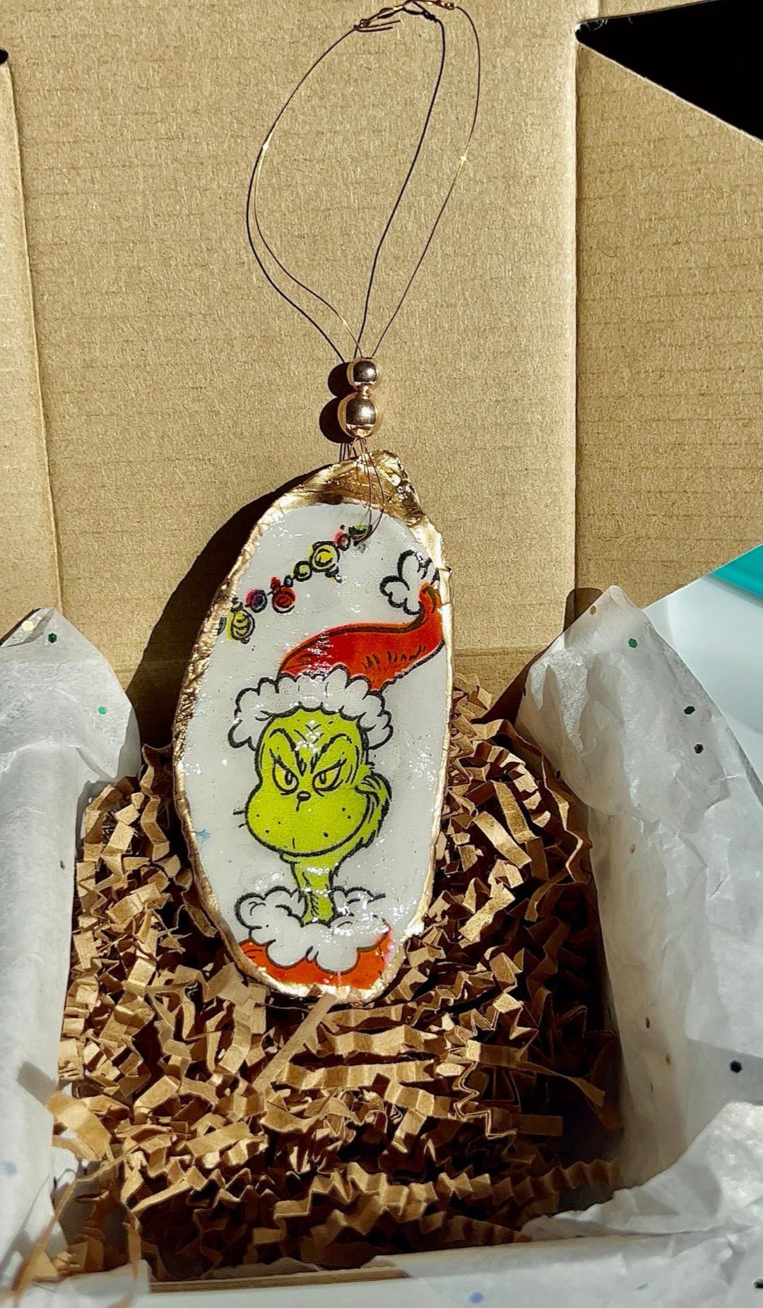 Grumpy Green Santa Ornament. Grumpy Santa Christmas Ornament. Christmas ...