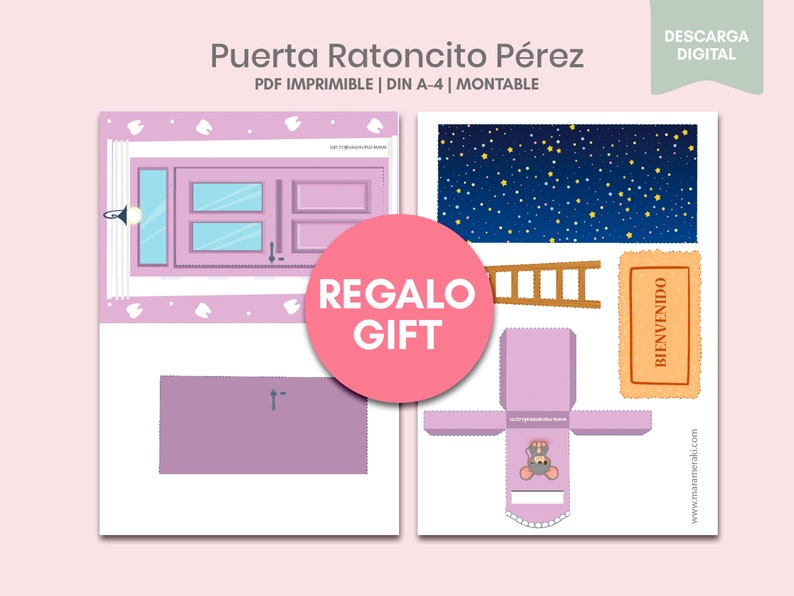 Kit El Ratoncito Pérez Imprimible Personalizable Certificados para ...