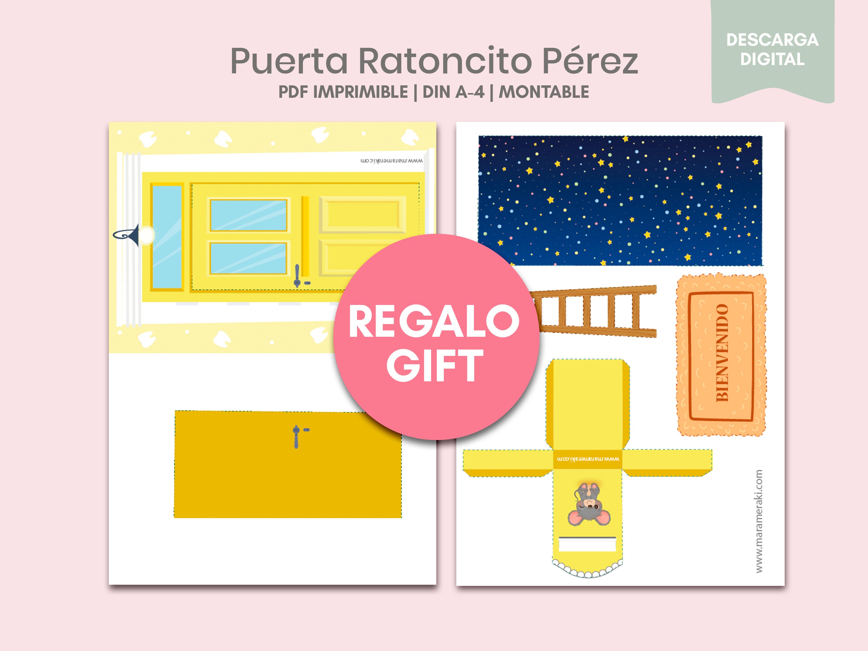 Kit El Ratoncito Pérez Imprimible Personalizable Certificados para ...