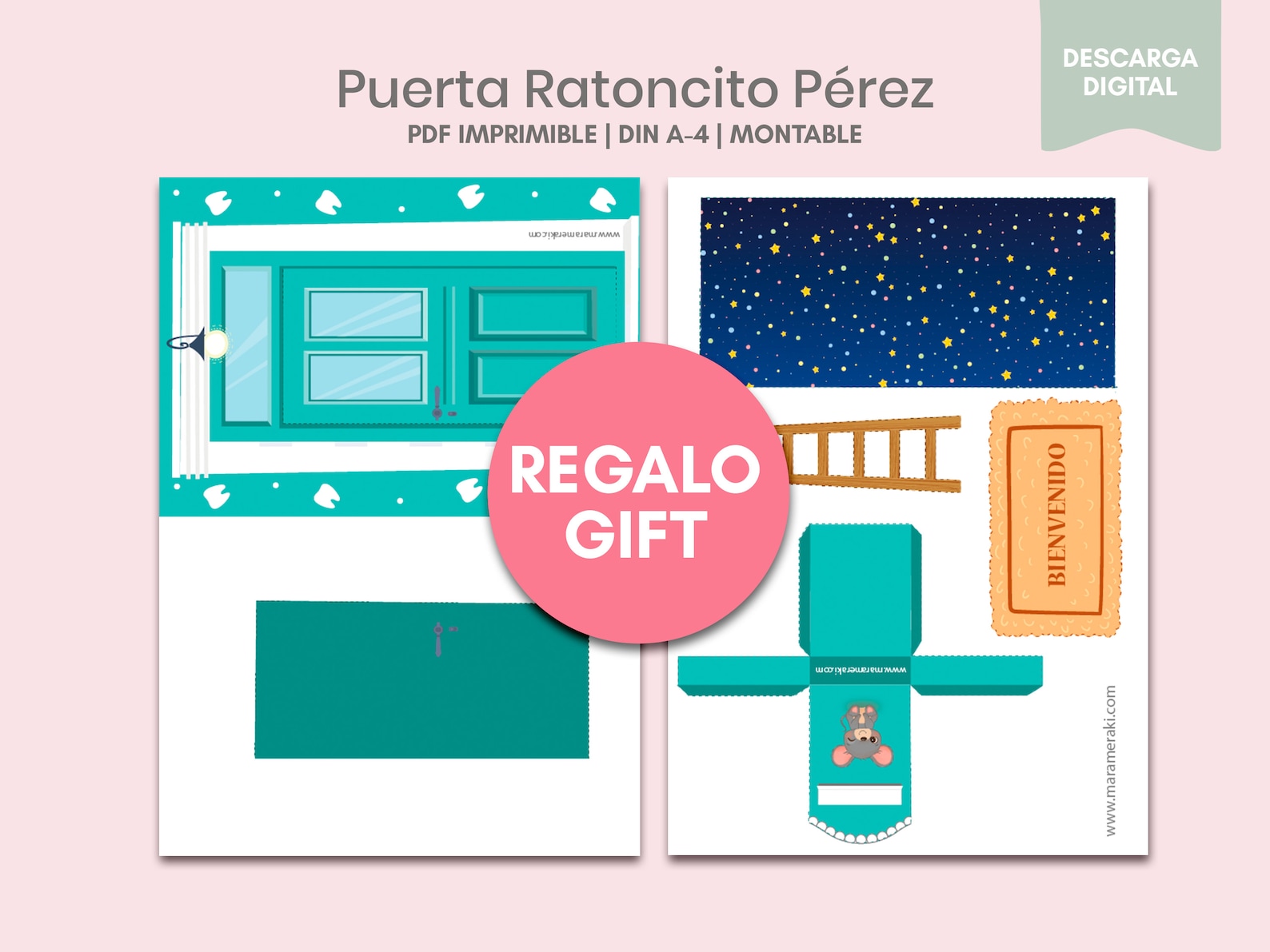 Kit El Ratoncito Pérez Imprimible Personalizable - Etsy México
