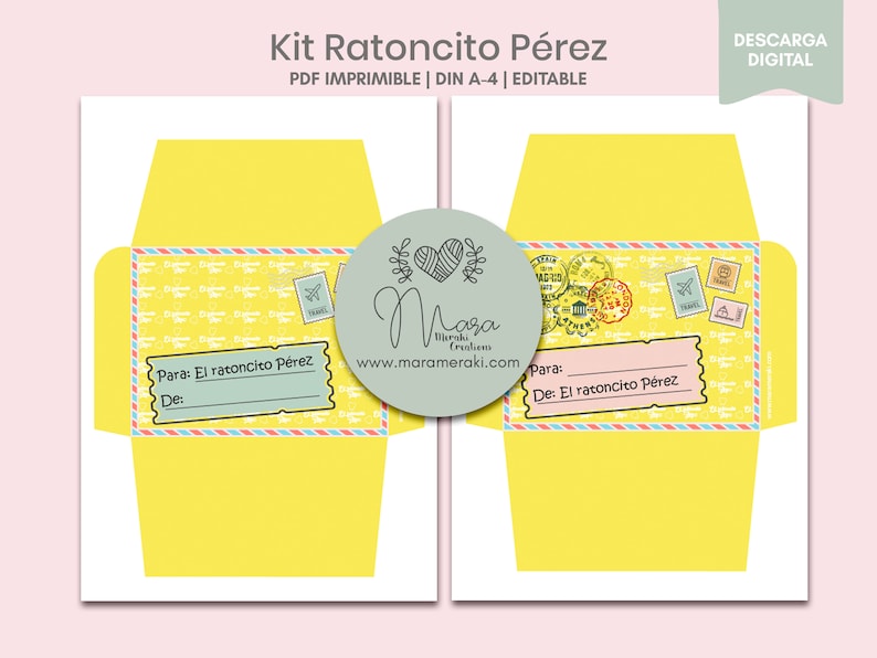 El Ratoncito Pérez Kit Printable Customizable Certificates to Complete ...