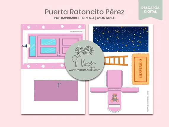Puerta Ratoncito Pérez PDF IMPRIMIBLE Descarga Directa - Etsy
