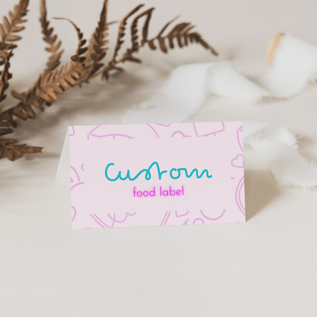Island Theme Place Card Template, Printable Place Cards, Island ...
