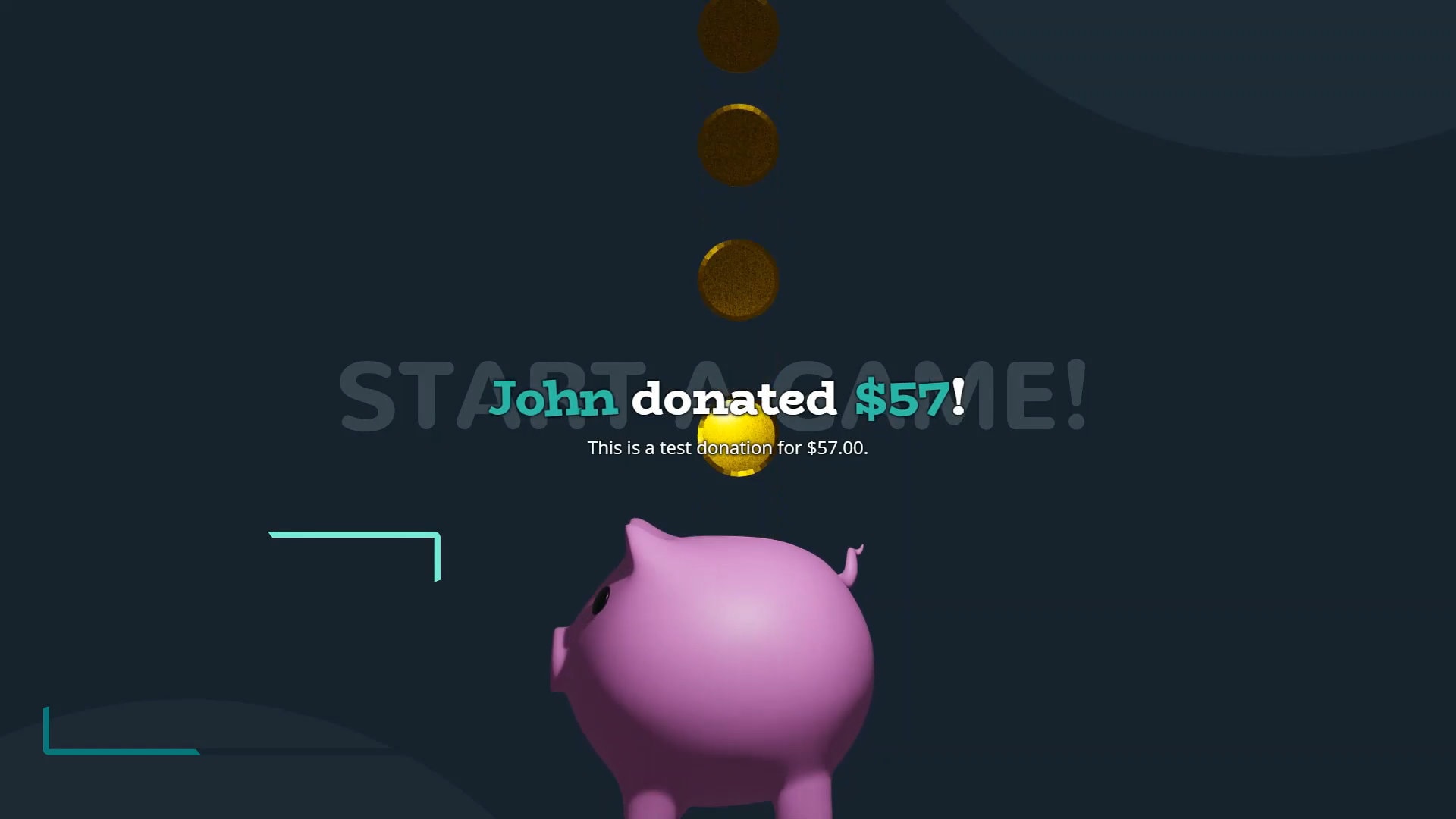 3D Piggy Bank Pop Twitch Streaming Alert | WEBM 1920x1080 | Donation ...