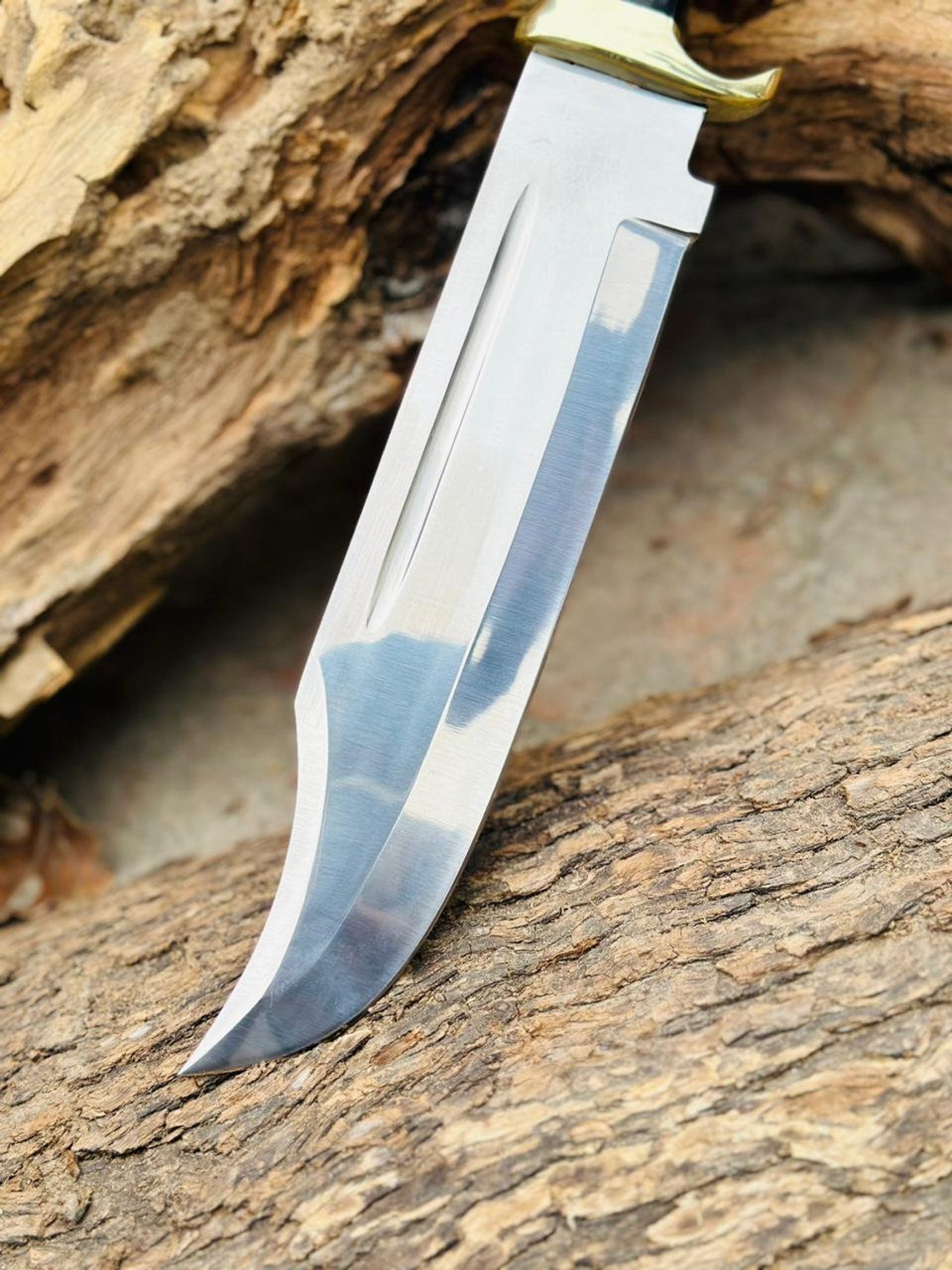Hand Forged Stainless Steel Bowie Knife Blade 10 Inches Handle 5 Inches ...