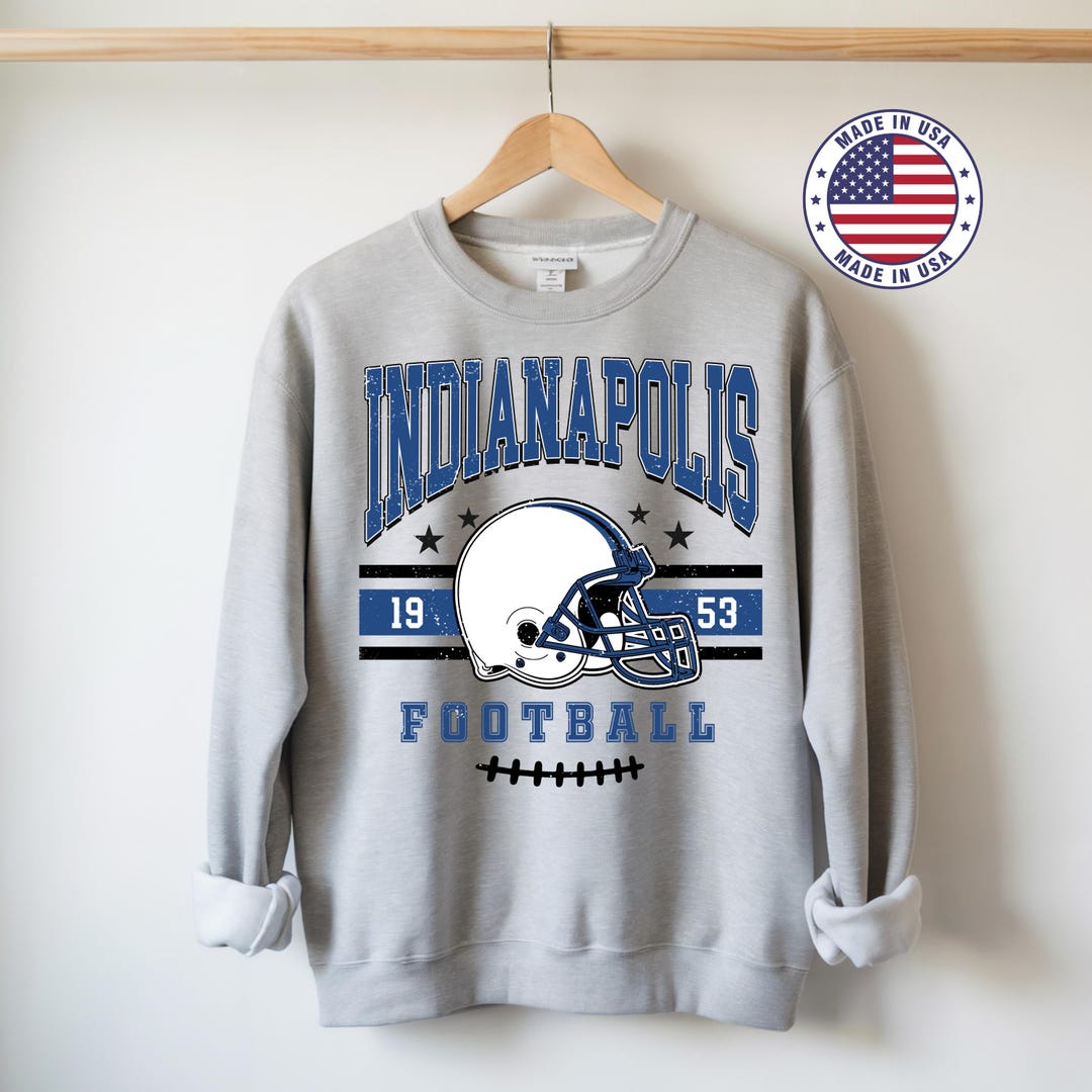 Vintage Indianapolis Colt Football Sweatshirt, Retro Indianapolis NFL ...