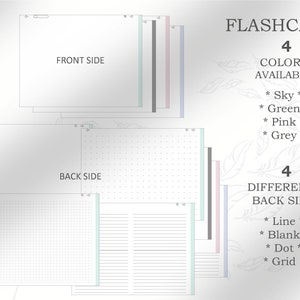 1600 Digital Flashcards, 32 Sets Study Cards for Student - With ...