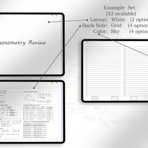 1600 Digital Flashcards, 32 Sets Study Cards for Student - With ...