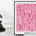 Pink and Red Wall Art Poster Abstract Maximalist Decor Art - Etsy