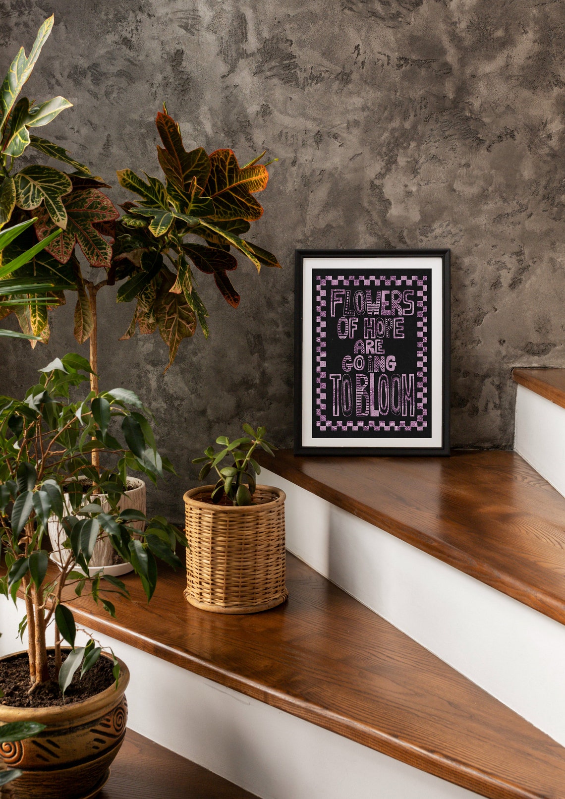 Black & Pink Glitter Typography Poster Maximalist Moody Barbiecore Plakat EMO Princess Cool Art ...