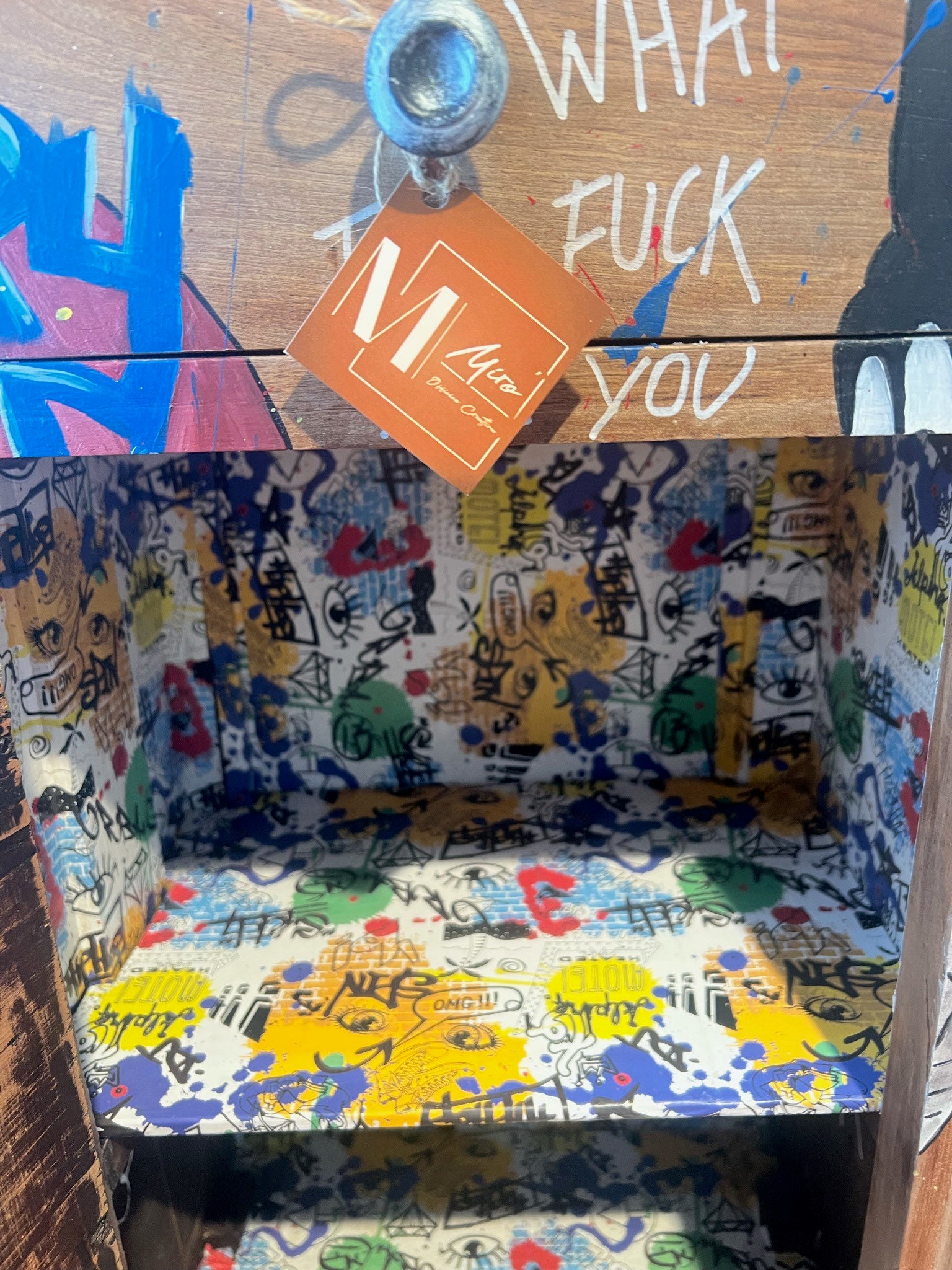 POP ART BEDSIDE TABLE - Etsy