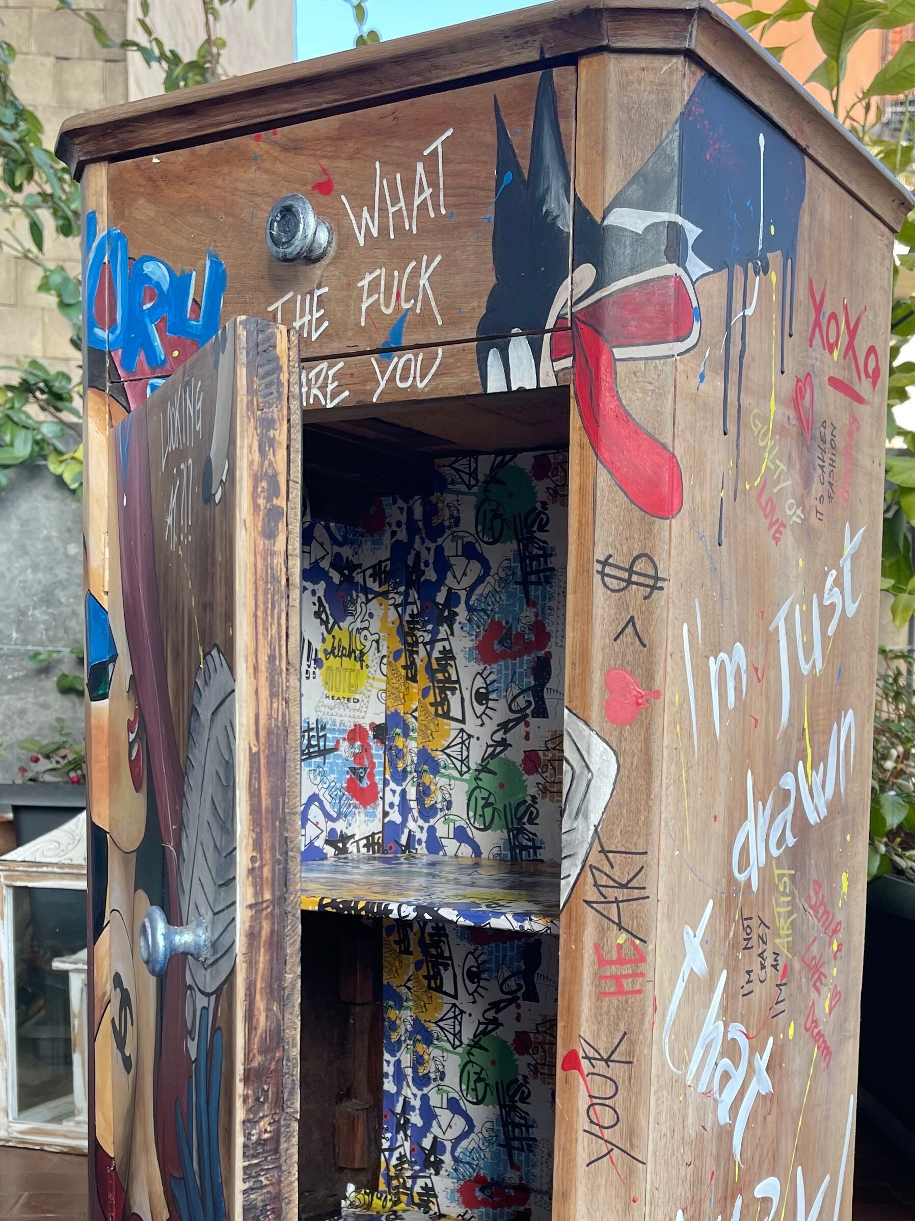 POP ART BEDSIDE TABLE - Etsy