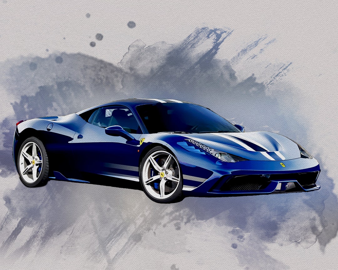 Custom Car Portrait From Photo, New Car Gifts for Car Lovers ...