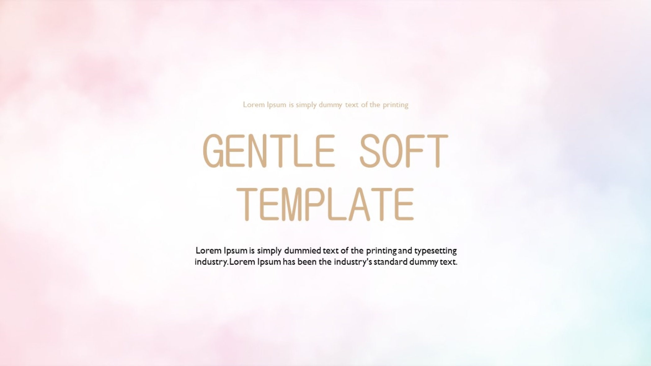 Gentle Soft PPT | Soft Background | Powerpoint Presentation | Clean ...