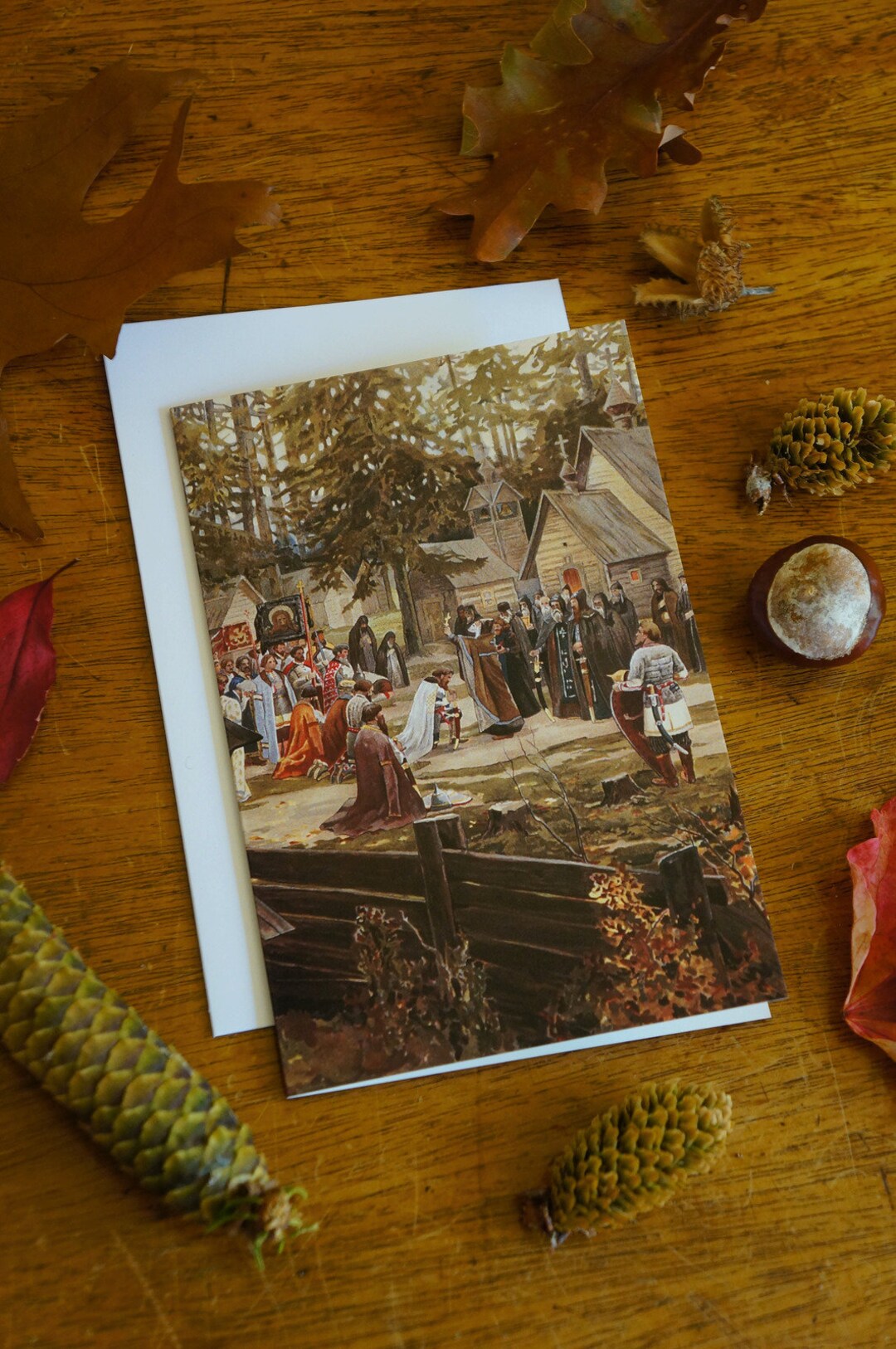 Ernst Lissner 'trinity-sergius Lavra' ~ Orthodox Fine Art Greeting Card ...