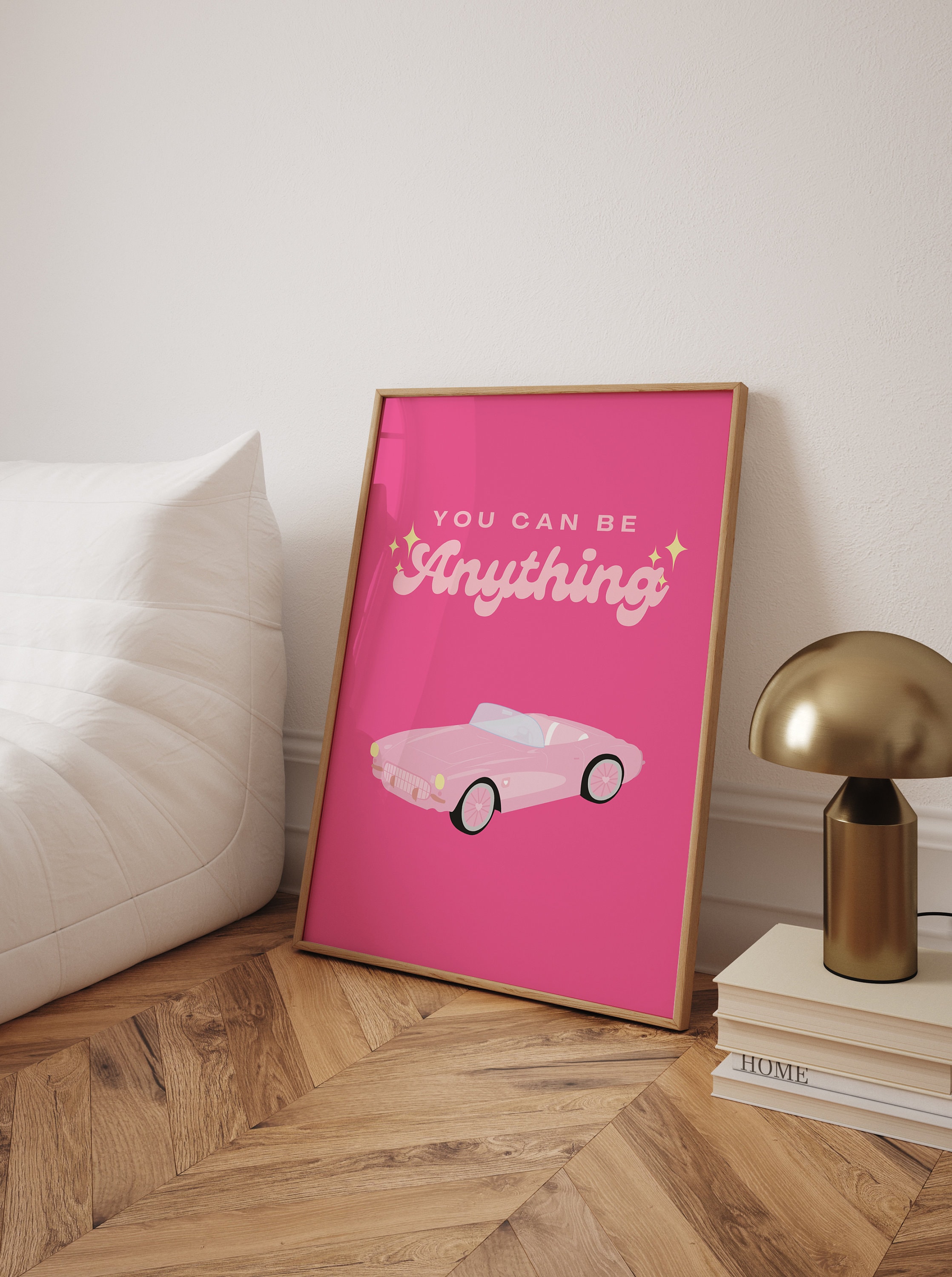 Gallery Set of 6 Barbie Posters for a Pink and Girly Feminine Wall ...