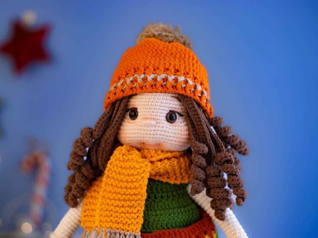 Amigurumi Doll Isabella, Crochet Doll, Daughter Gift, Knitted Dolls ...