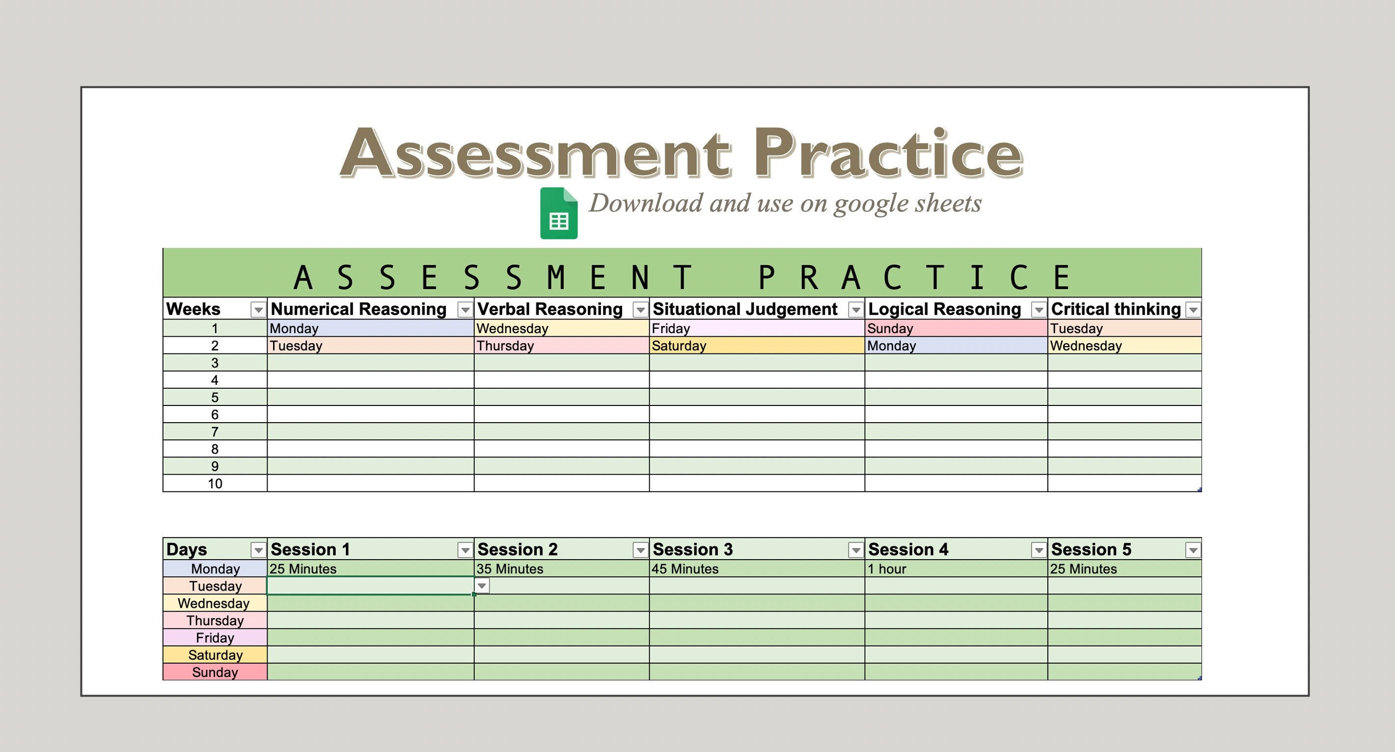 Graduate Job Application Tracker - Etsy