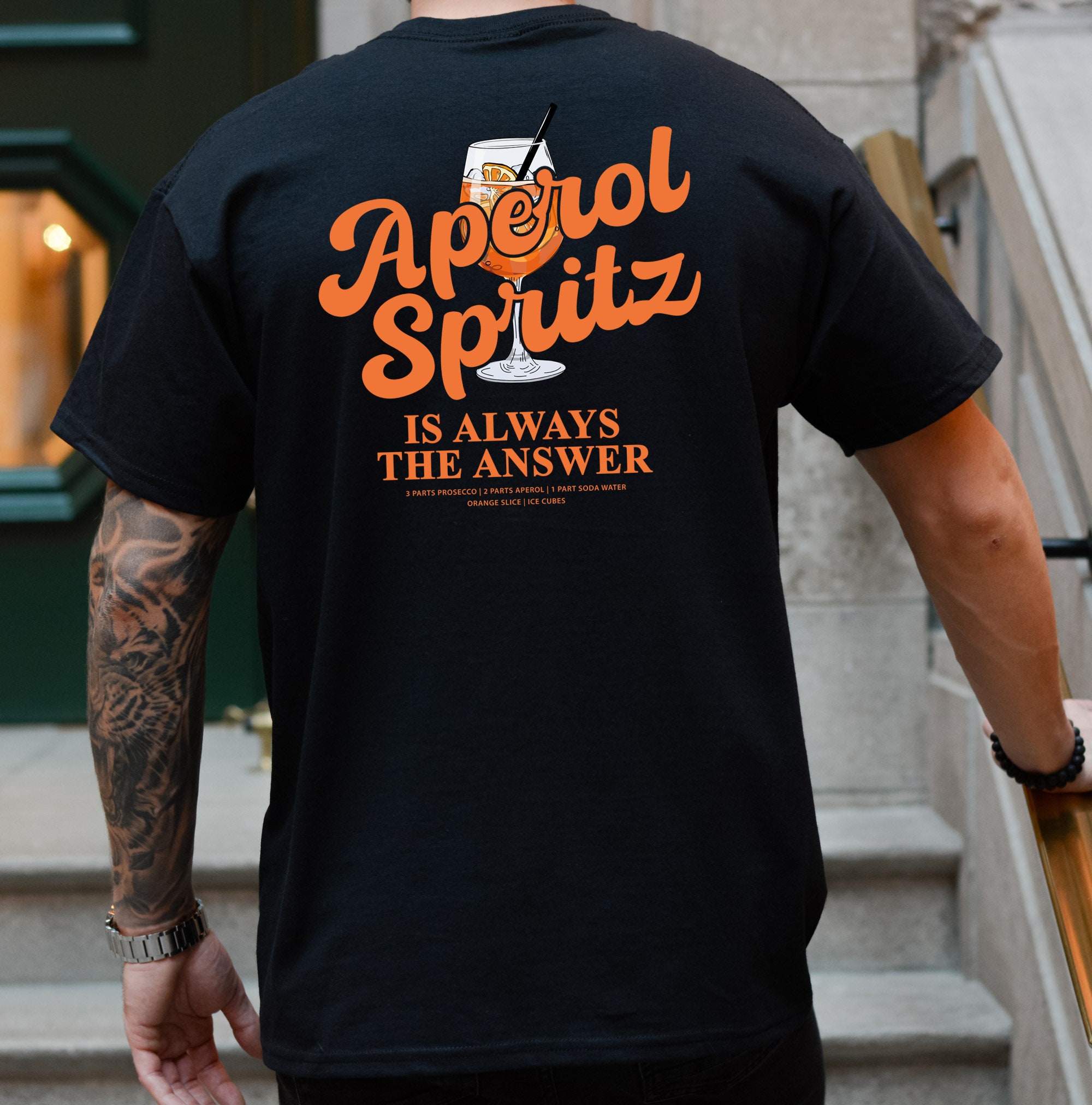 Aperol Tshirt Aperol Shirt Aperol Spritz is always the answer T-Shirt ...