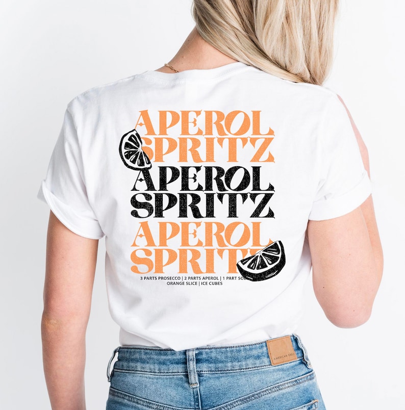 Aperol Shirt Aperol Spritz Shirt Aperol Spritz T-Shirt Retro Aperol ...
