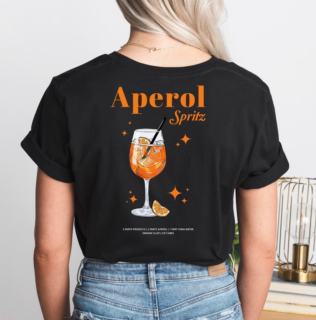 Aperol Shirt Aperol Spritz Tshirt Holy Aperoly T-Shirt Group Cocktail ...