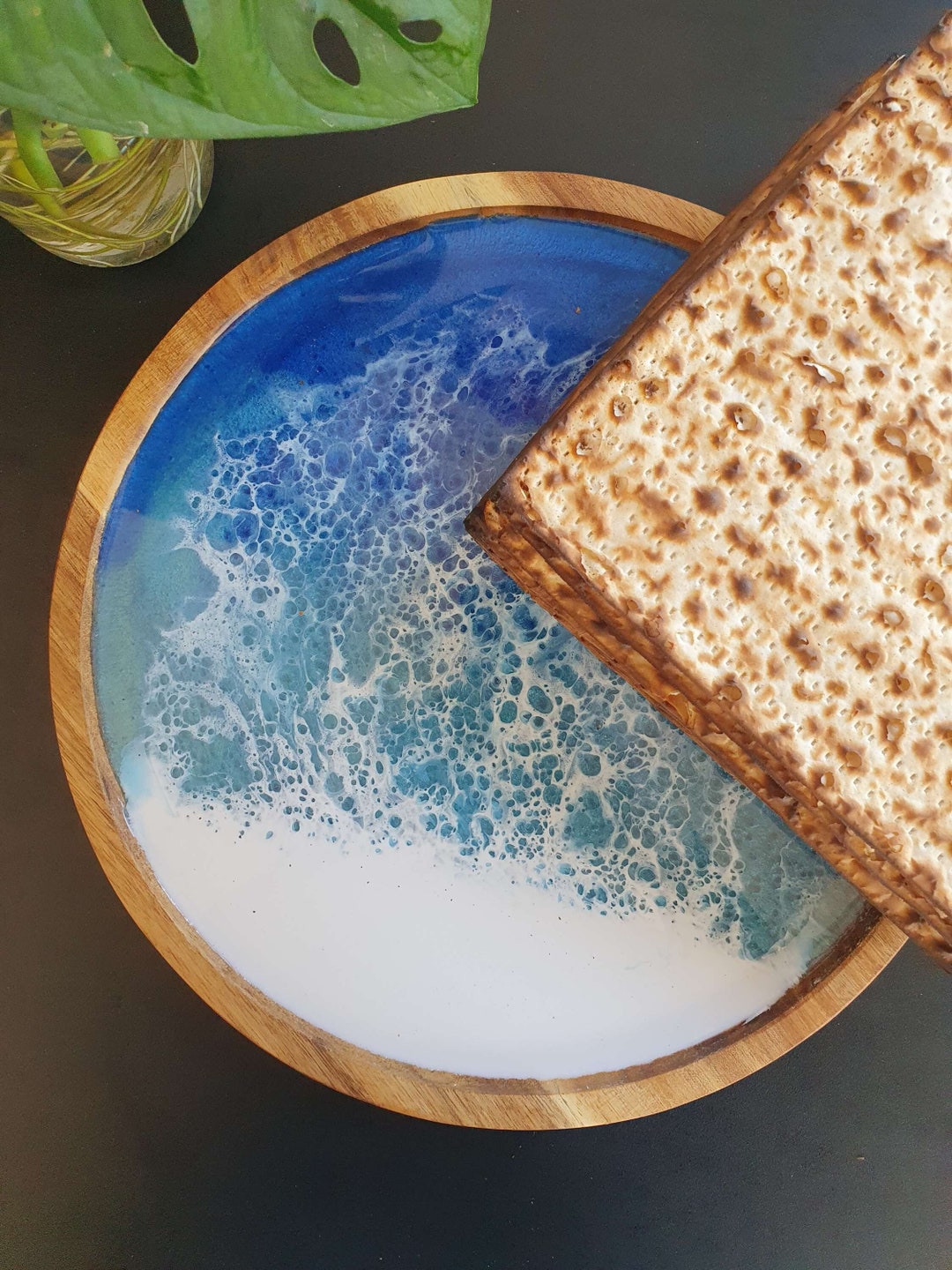 Matzah Platter, Matzah Plate, Matzah Tray, Passover, Jewish Wedding ...