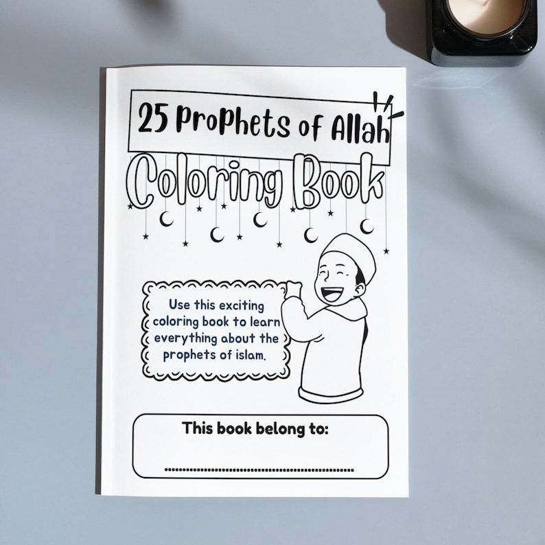 25 Prophets of Allah Coloring Book, Islam Prophet, Quran Education ...