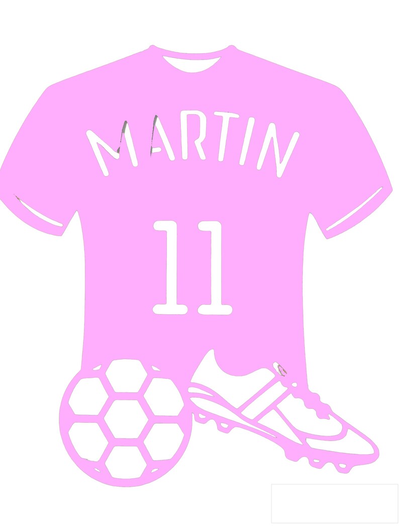 Personalised Football Shirt, Personalised Kids Door Sign, Football ...