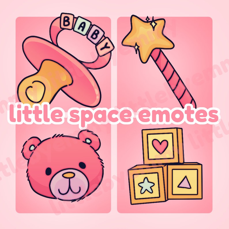 Little Space Stickers/emotes | Twitch & Discord - Etsy