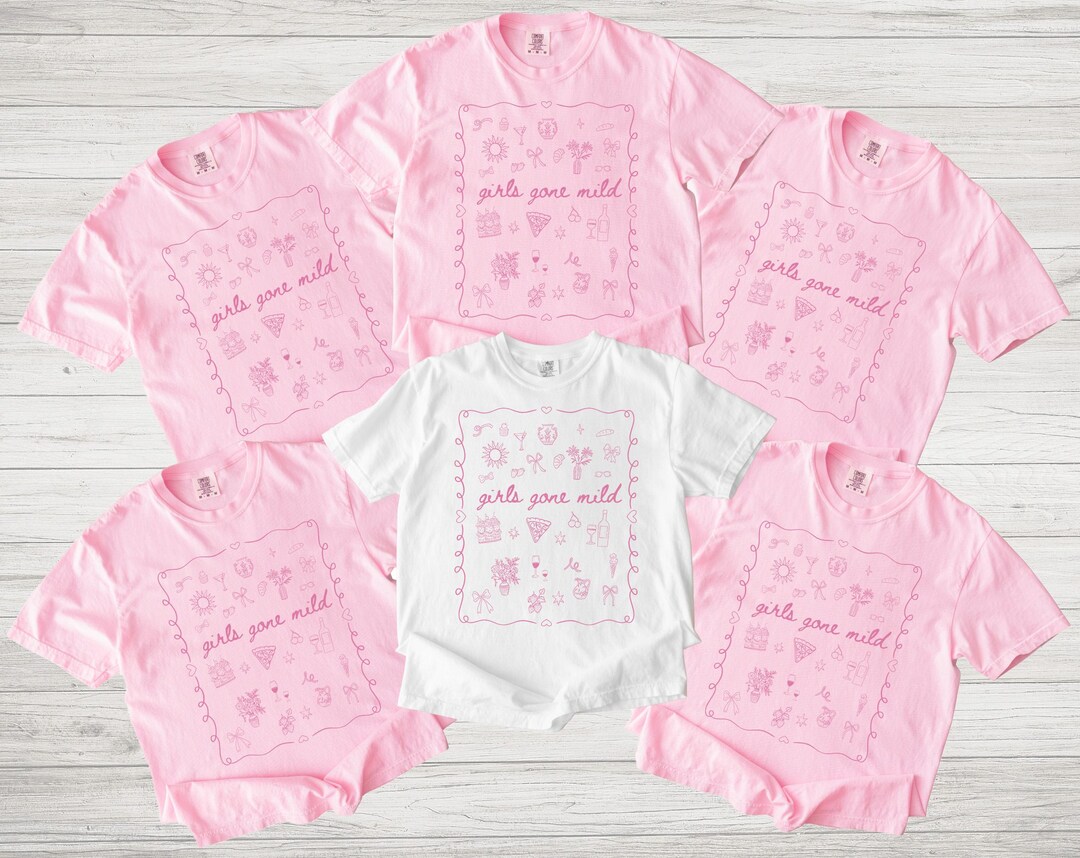 Girls Gone Mild Bachelorette Party Shirt Spa Girl Night Slumber Luxury ...