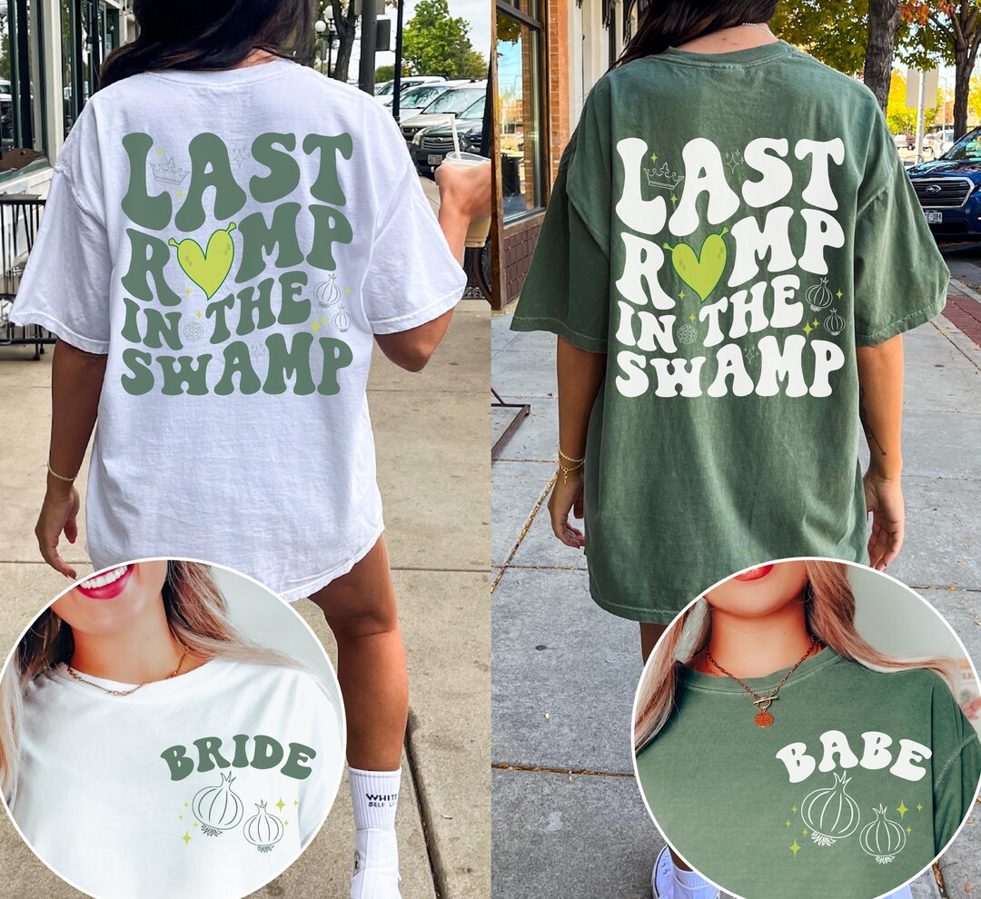 Last Romp in the Swamp Bachelorette Party Shirt Bach Party Bride T ...