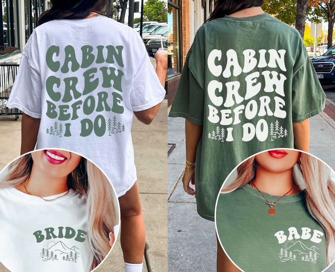 Camp Bachelorette Party Shirt Camping Theme Hiking Mountain Lake Bach T ...