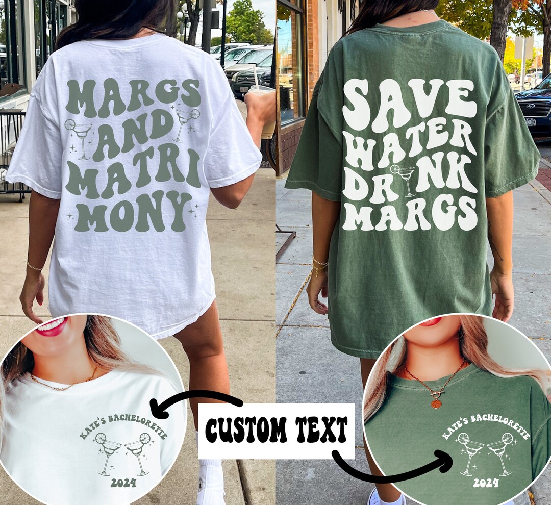 Margs and Matrimony Bachelorette Party Shirt Final Fiesta Beach Tee ...