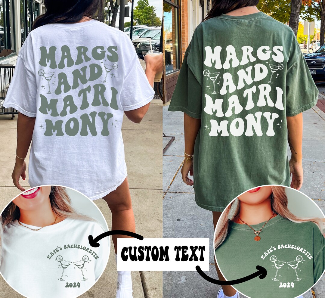 Margs and Matrimony Bachelorette Party Shirt Final Fiesta Beach Tee ...