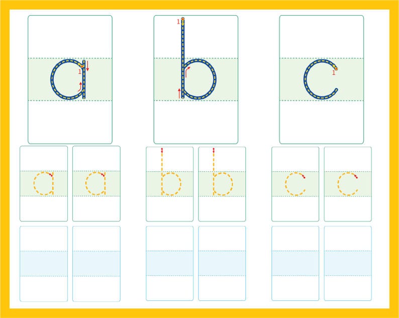 Trace Letters, Trace Numbers, Handwriting Practice for Kids, Trace ...