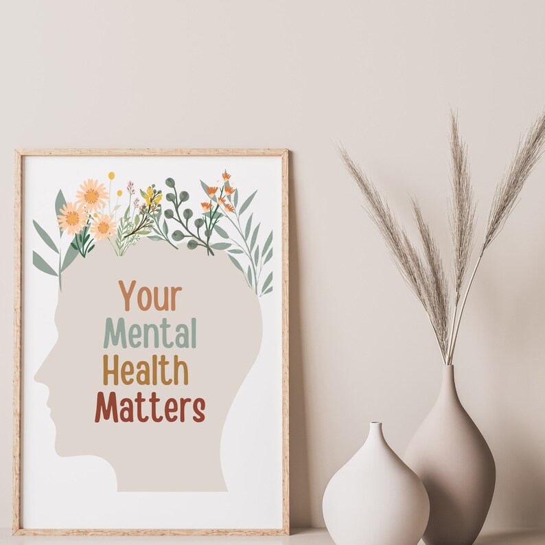 Your Mental Health Matters Poster Counseling Poster - Etsy Your Mental Health Matters Poster Counseling Poster - Etsy