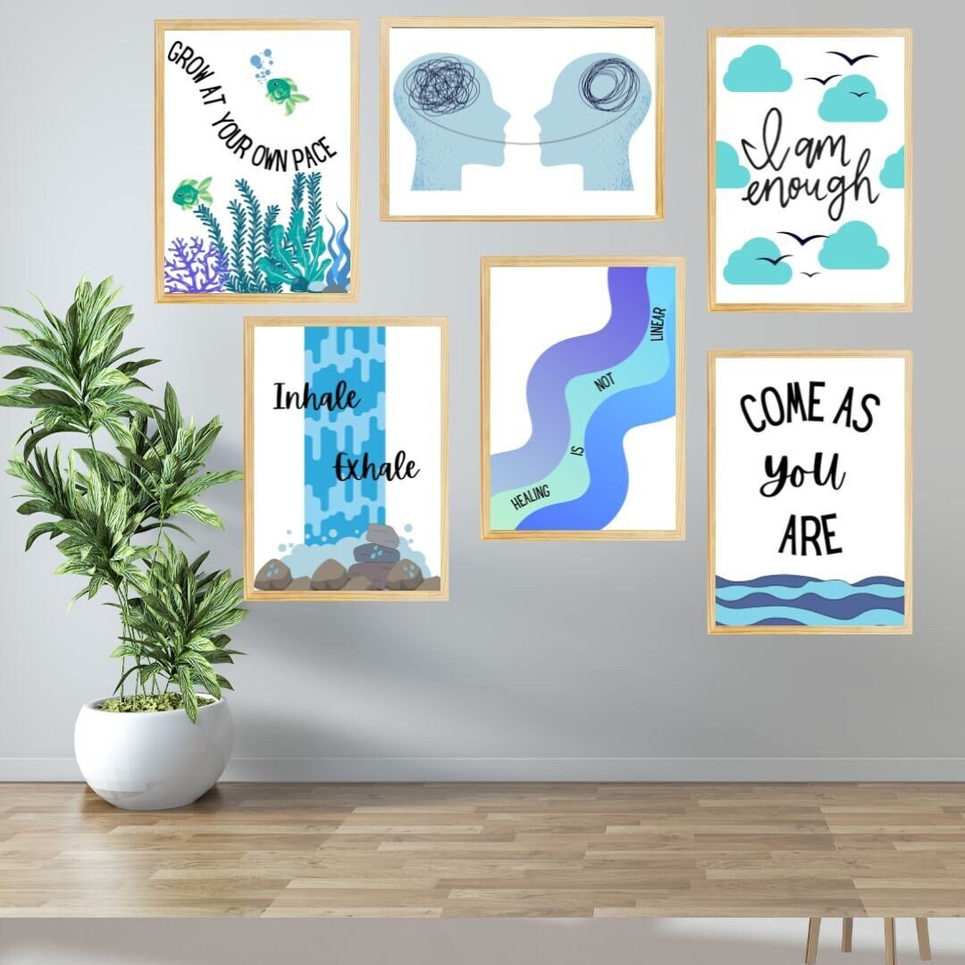 Set 11 Mental Health Posters, School Counseling Posters, School Posters ...