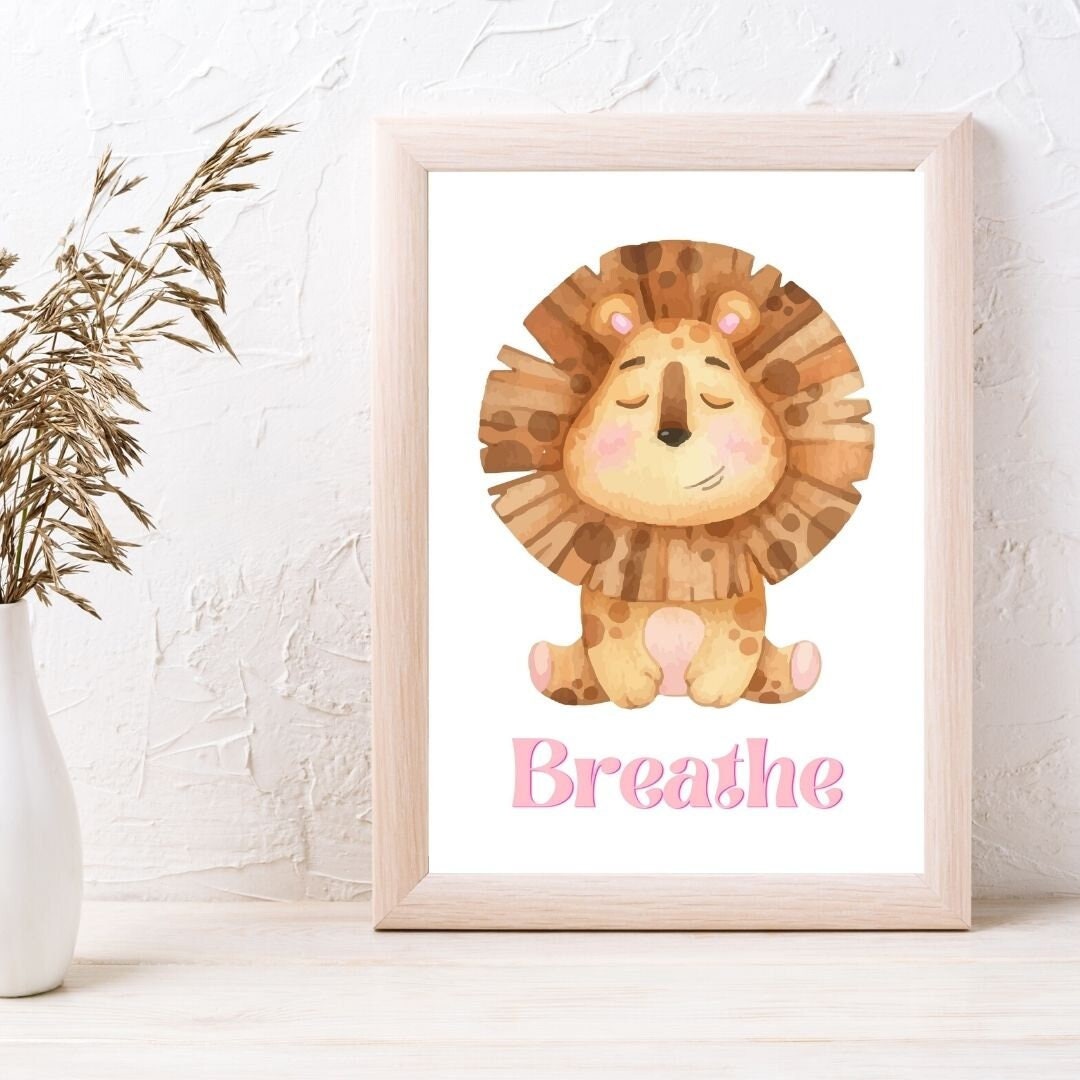 Breathe Poster, Classroom Poster, Office Poster, Counsellors' Office ...