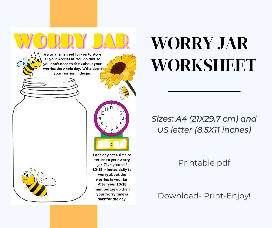 Worry Kids Jar - Etsy