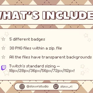 Kawaii Cinna & Friends Sub Badges Bit Badges | Kawaii Cute Dog Ears ...