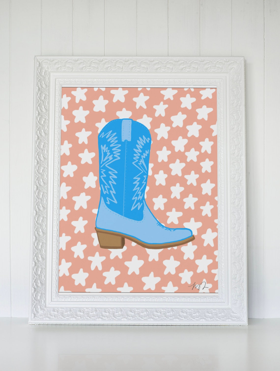 Cowboy Boot Art Print Set of 3 - Etsy